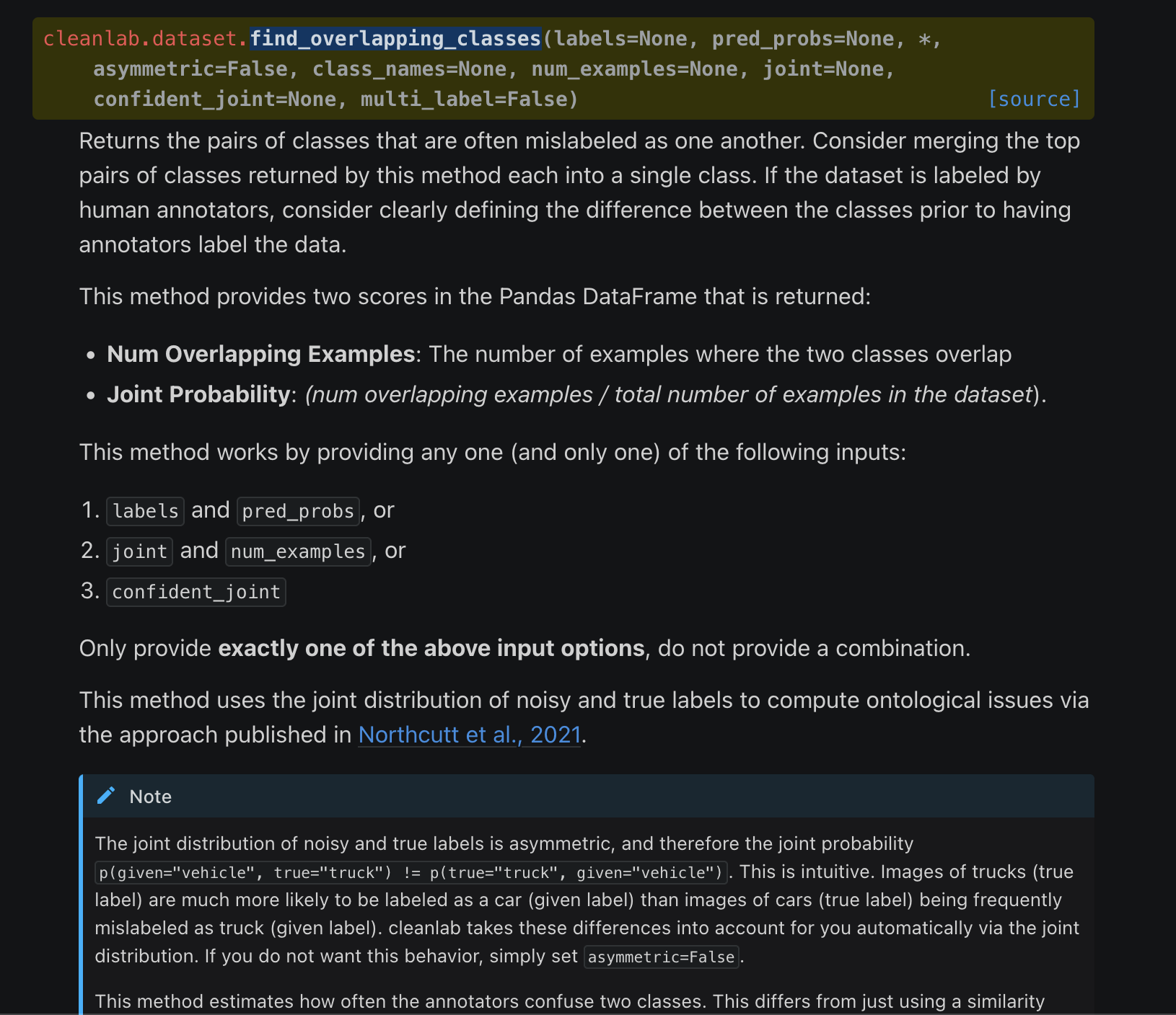 Add Example codeblock to the docstrings of important functions · Issue #366 · cleanlab/cleanlab ...