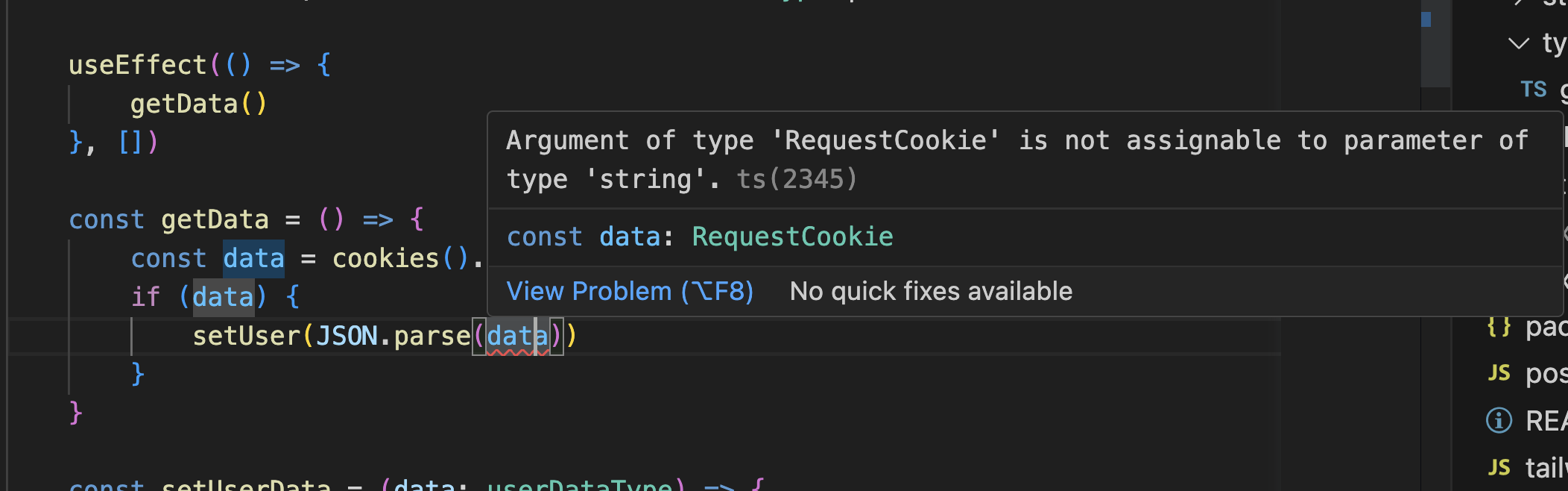 Can't assign cookies to a state · vercel next.js · Discussion #53070 · GitHub