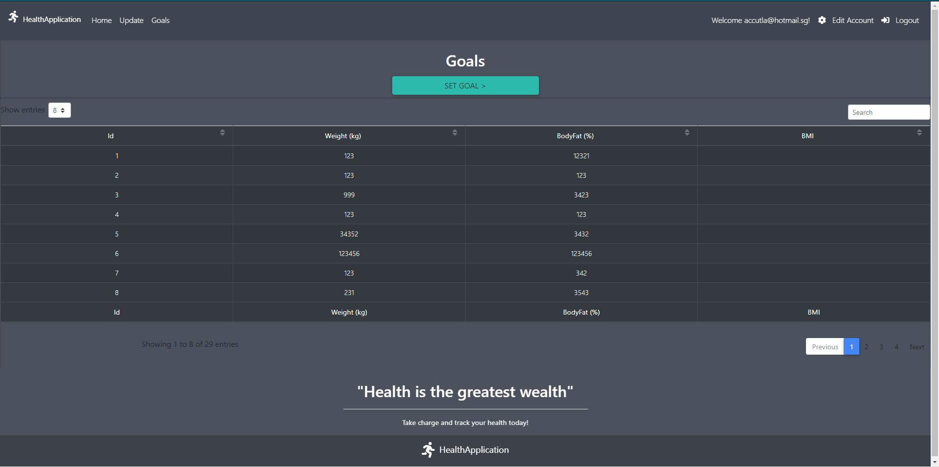 GitHub - HengTat/HealthApplication: Personal Health Application built using MERN stack