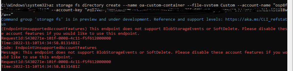 Not a able to create empty folder on blob container · Issue #24614 · Azure/azure-cli · GitHub