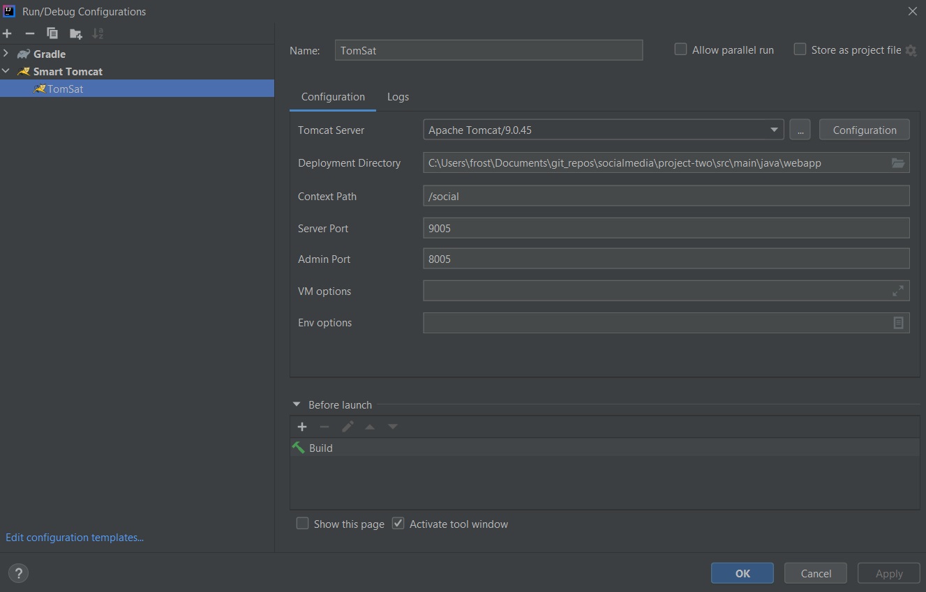 GitHub - eaw10-20/SocialMedia: A small social media project developed at revature