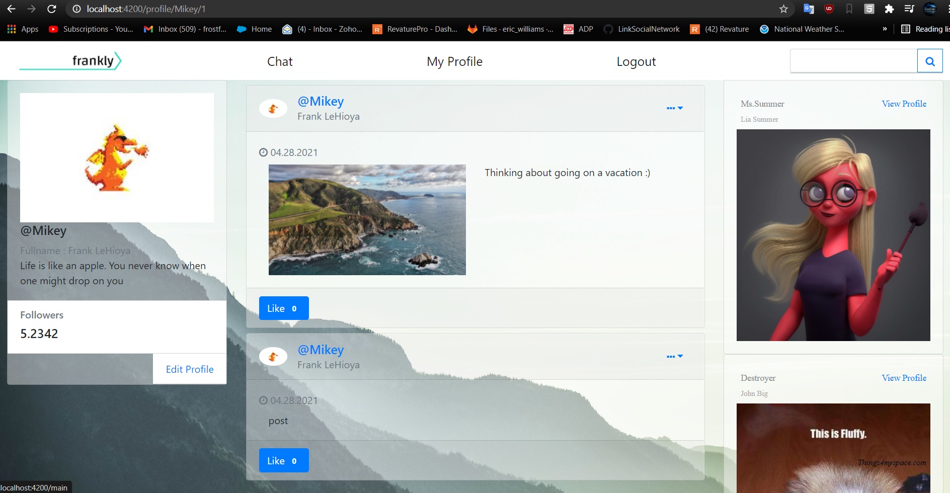 GitHub - eaw10-20/SocialMedia: A small social media project developed at revature
