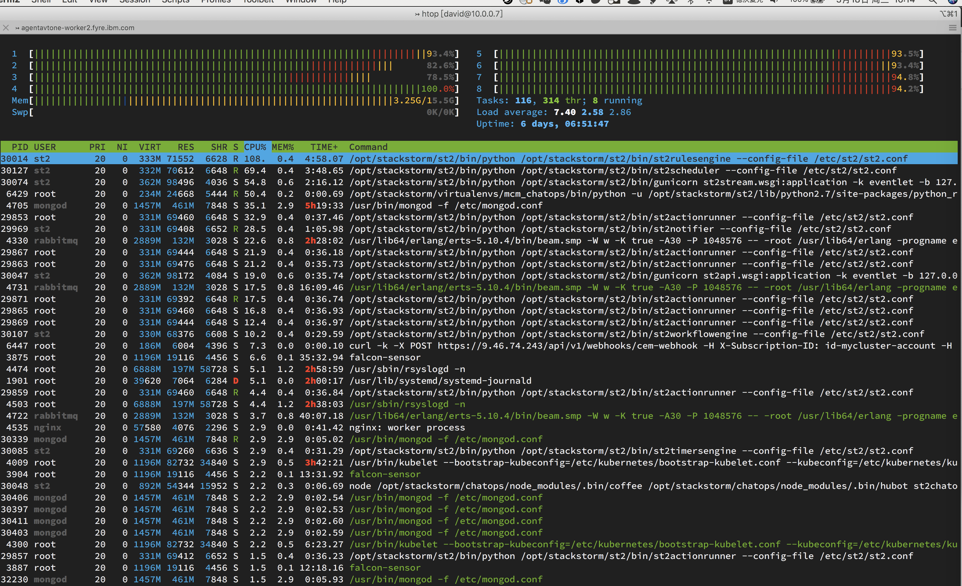 st2rulesengine keep high CPU · Issue #4888 · StackStorm/st2 · GitHub