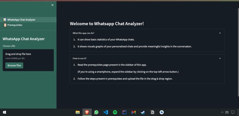 GitHub - phoeniXharsh/Whatsapp-Chat-Analyzer