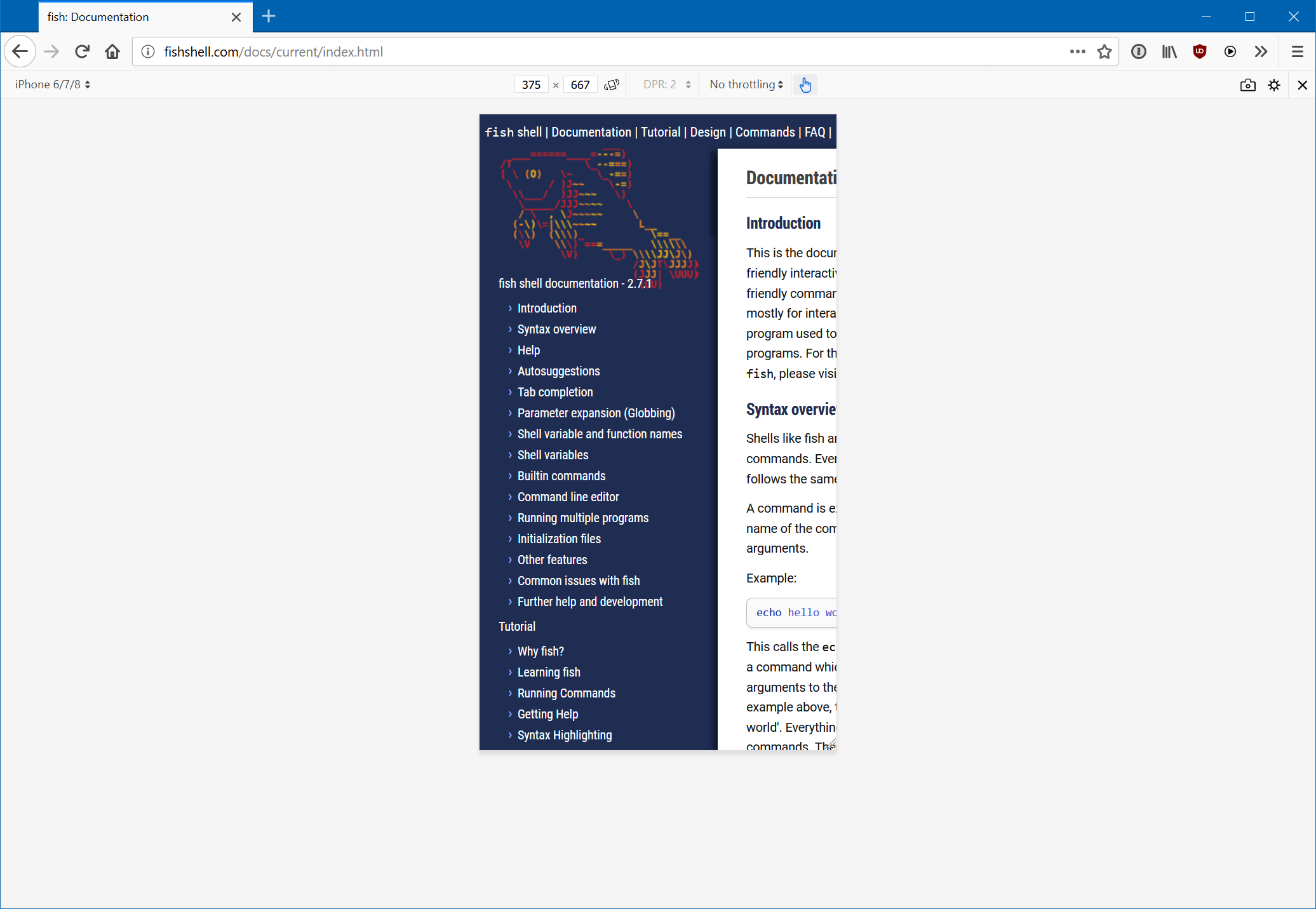 docs/css: code snippet styling prevents linebreaks on Firefox · Issue #5116 · fish-shell/fish ...