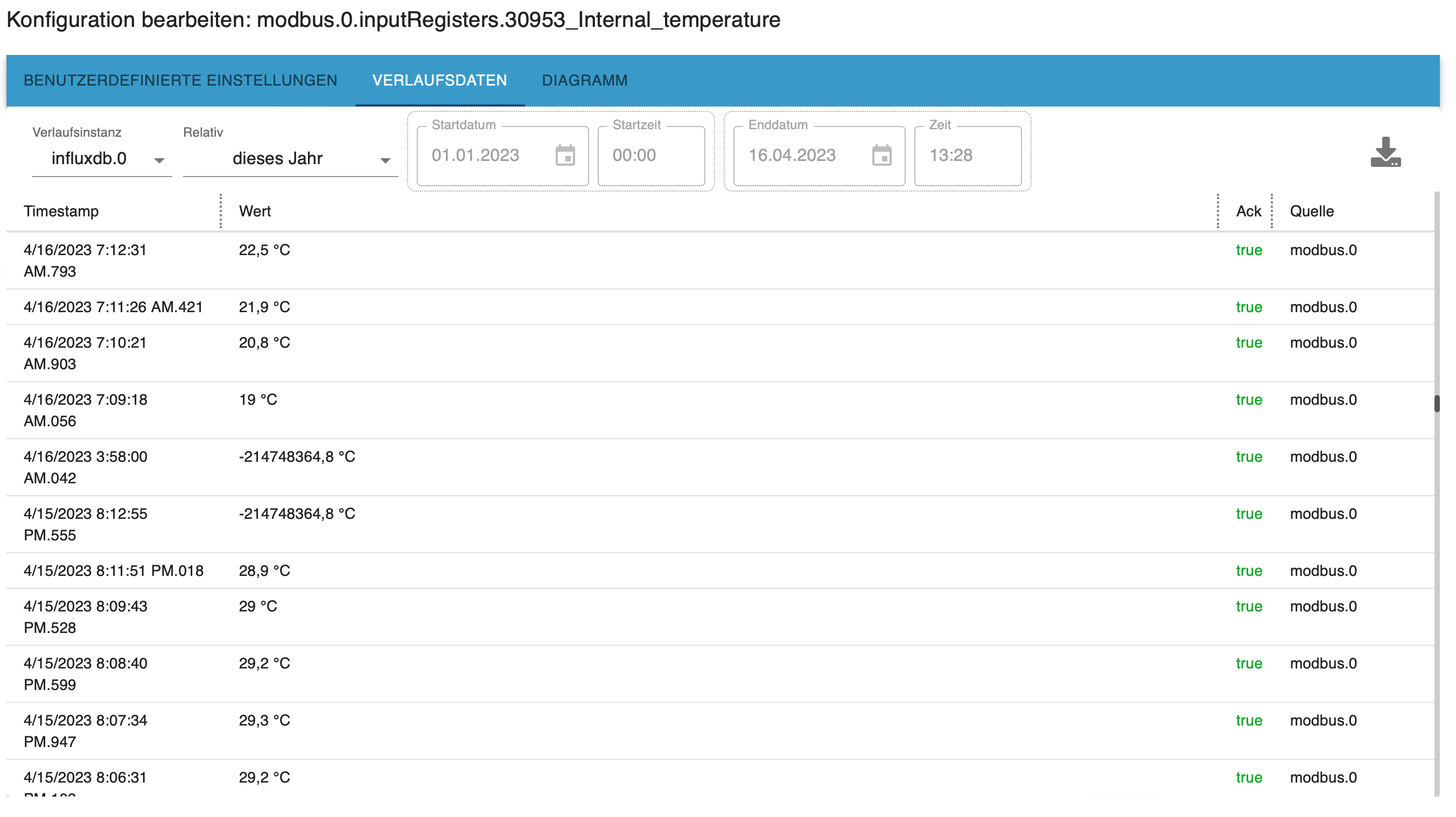 Wertebereichsvorgaben der Objekte berücksichtigen · Issue #342 · ioBroker/ioBroker.modbus · GitHub