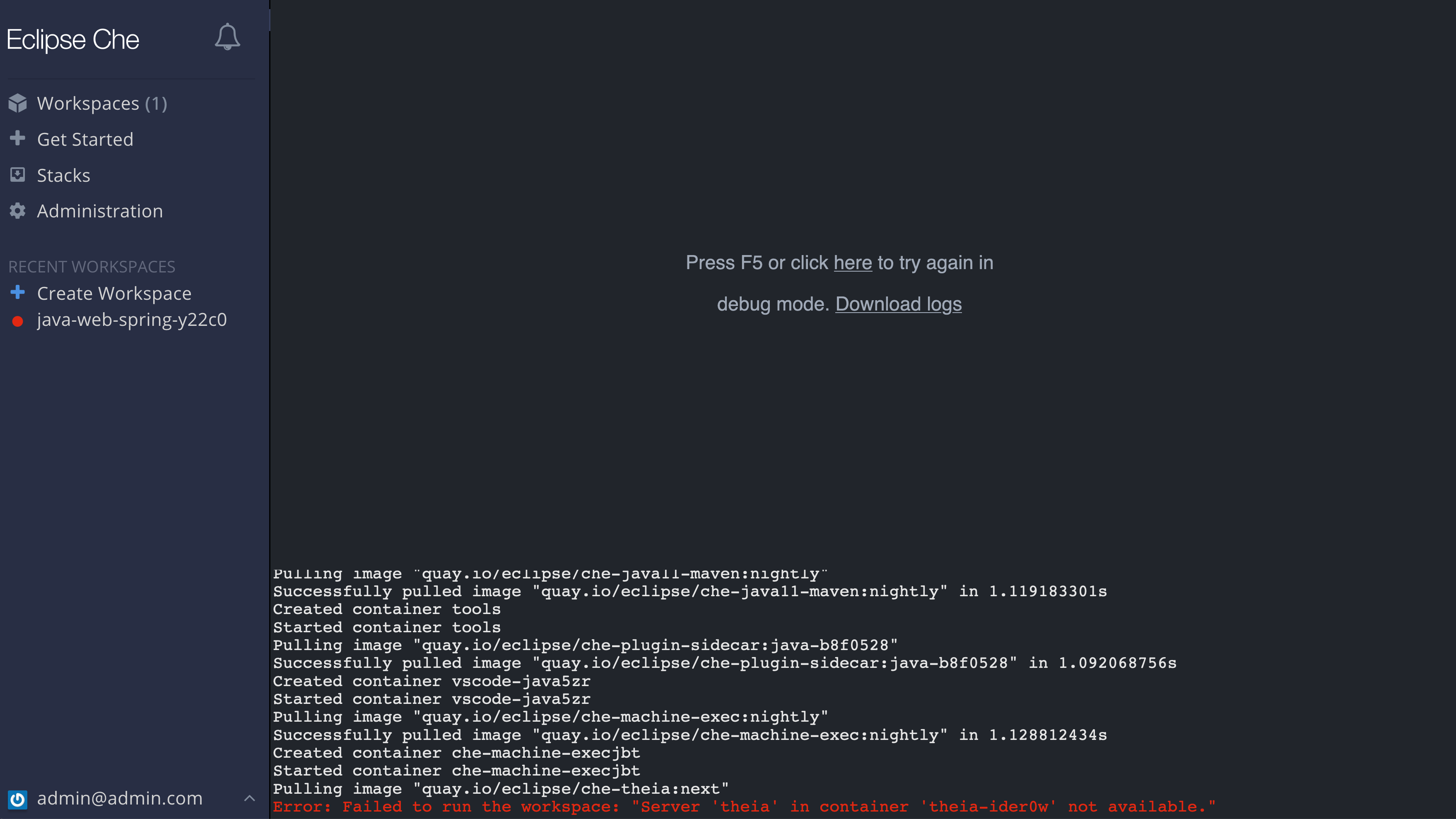 Setting tlsSecretName before I deploy Che results in workspaces not starting · Issue #18810 ...