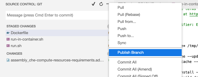 Git extension: cannot exec askpass.sh · Issue #16152 · eclipse-che/che · GitHub