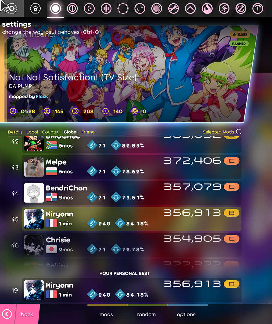 Score leaderboard doesn't make any sense · Issue #23830 · ppy/osu · GitHub