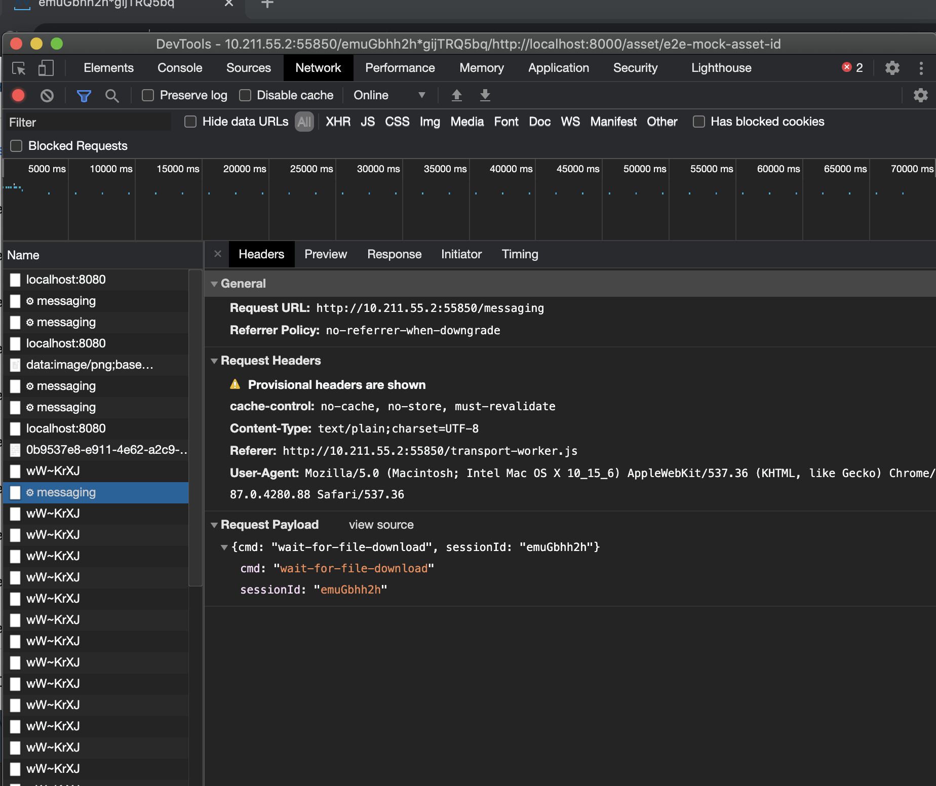 Testcafe Freezes Hangs After Downloading A File In As Part Of Test