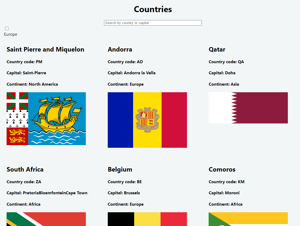 GitHub - aga-mank/countries: react app with countries API