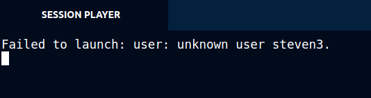 Unknown user error is not shown in Web UI (Failed SSH connect attempts ...