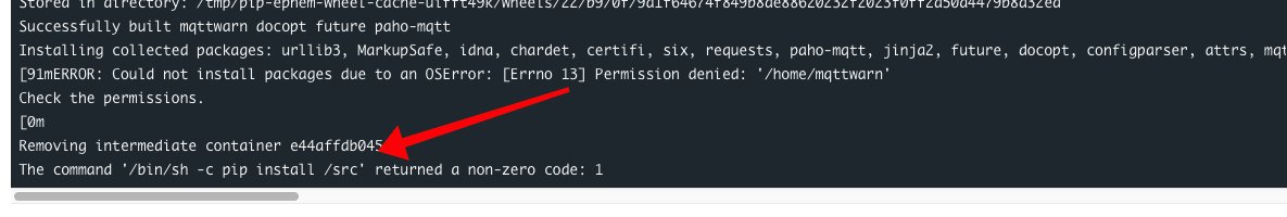 Problem Running Docker Build · Issue 501 · Mqtt Toolsmqttwarn · Github