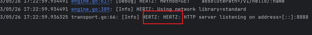 Unnecessary log prefix. Procedure · Issue #794 · cloudwego/hertz · GitHub