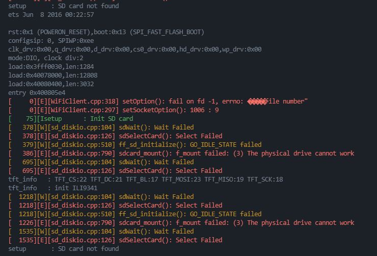 SD card error · Issue #60 · schreibfaul1/ESP32-MiniWebRadio · GitHub