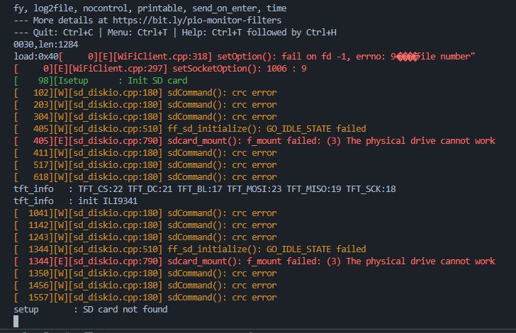 Connectors 3.5 TFT · Issue #122 · schreibfaul1/ESP32-MiniWebRadio · GitHub