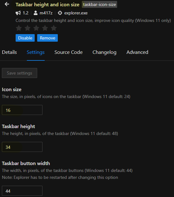 [Taskbar clock customization 1.2.1] Top/bottom line -> line spacing option like T-Clock (e.g ...