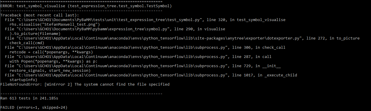 After install and run-tests, I have following errors. · Issue #803 ...