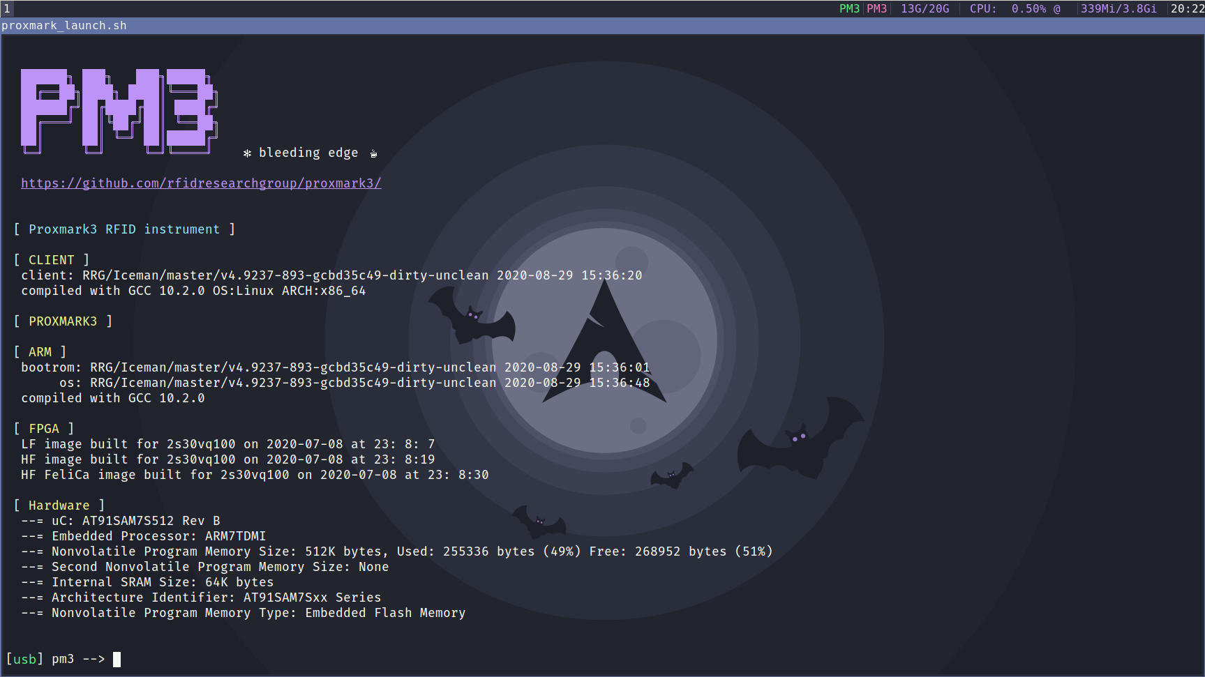 [BUG] Full screen mode freeze · Issue #931 · RfidResearchGroup/proxmark3 · GitHub