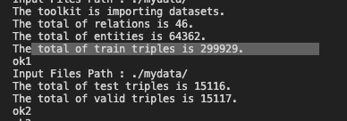 The total of train triples mismatch with actual number · Issue #364 · thunlp/OpenKE · GitHub