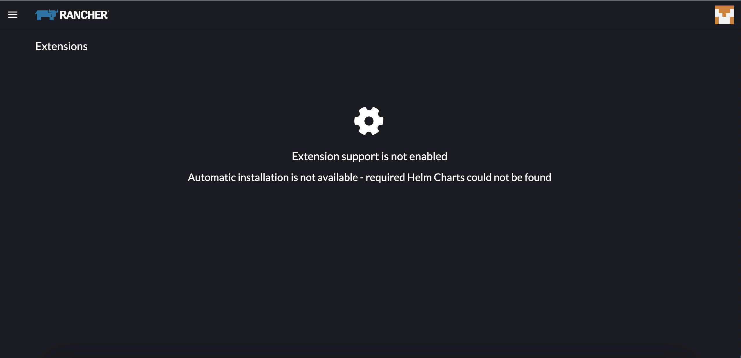 [BUG] The Extension Built-in helm chart is not installed after ...
