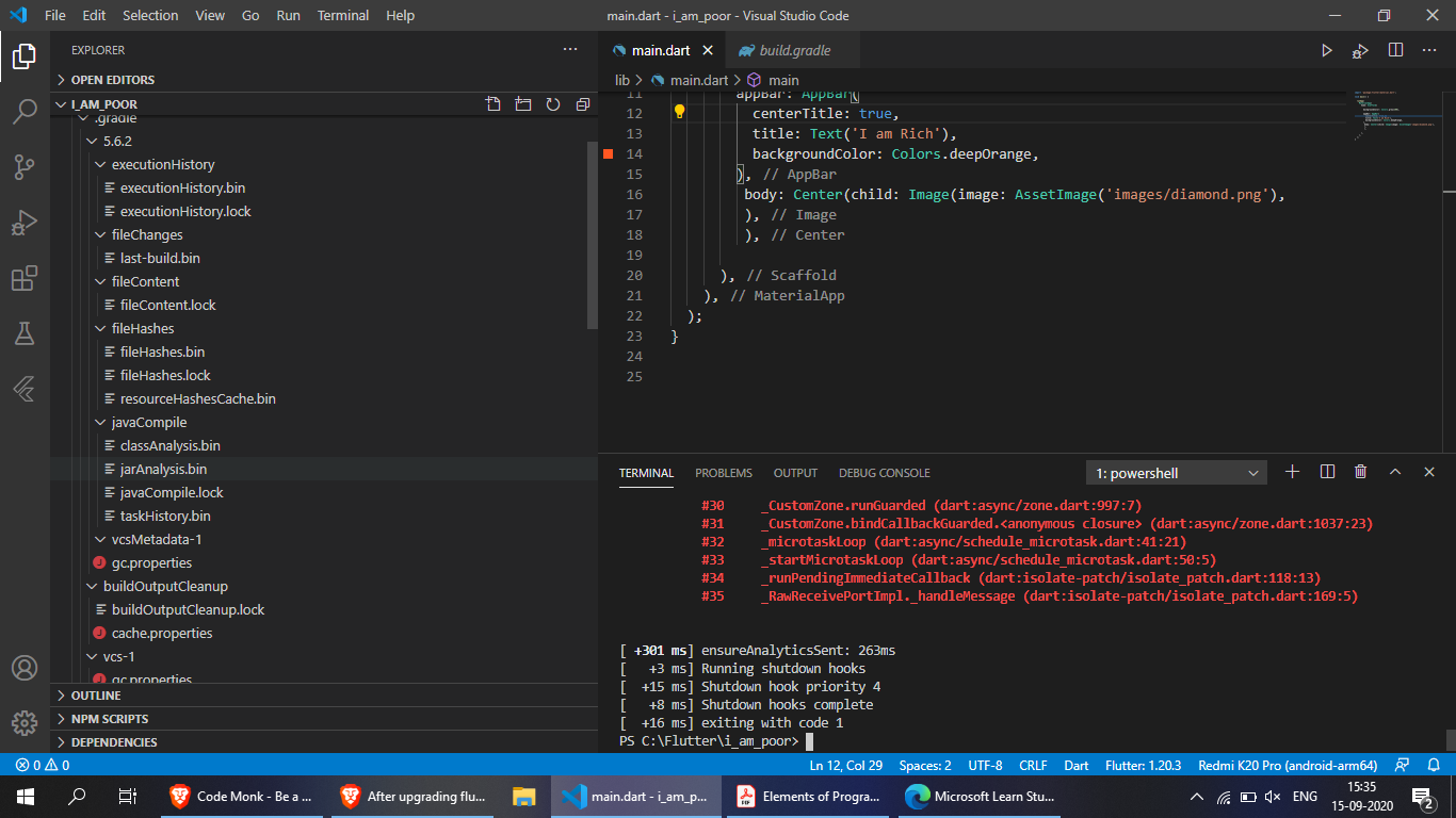 After upgrading flutter[Channel stable, 1.20.3] my app does not build · Issue #65830 · flutter ...