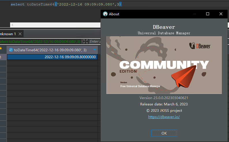 clickhouse datetime64(3) shows wrong millisecond · Issue #19278 · dbeaver/dbeaver · GitHub