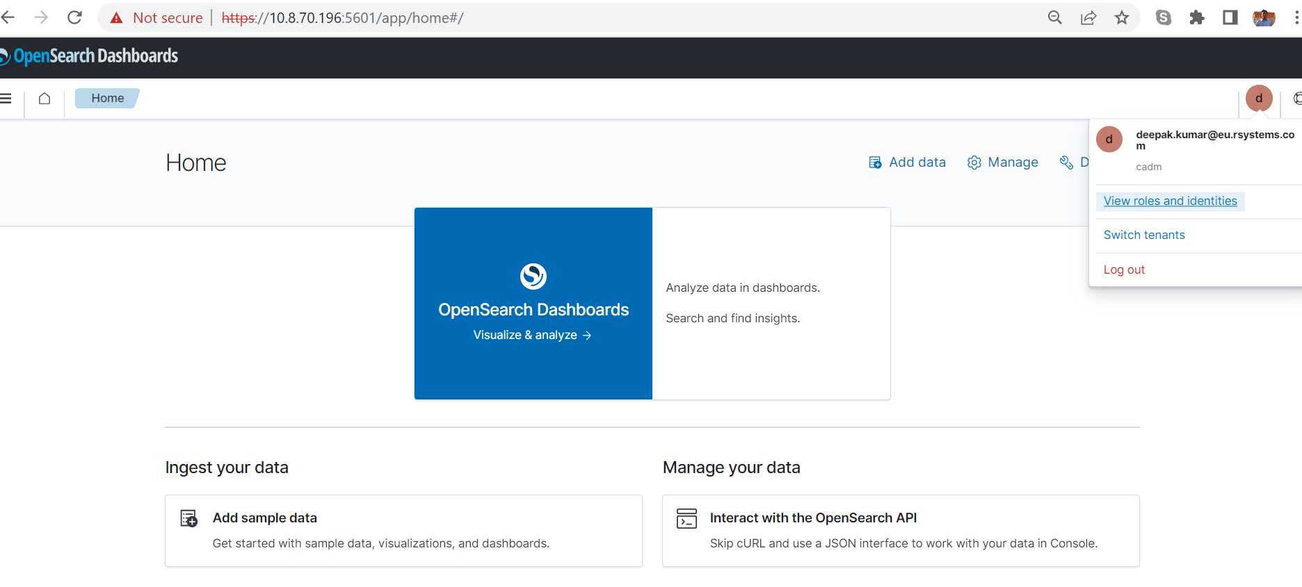 [BUG] Dashboard login landing page is not per defaultRoute if Global and Private tenants are ...