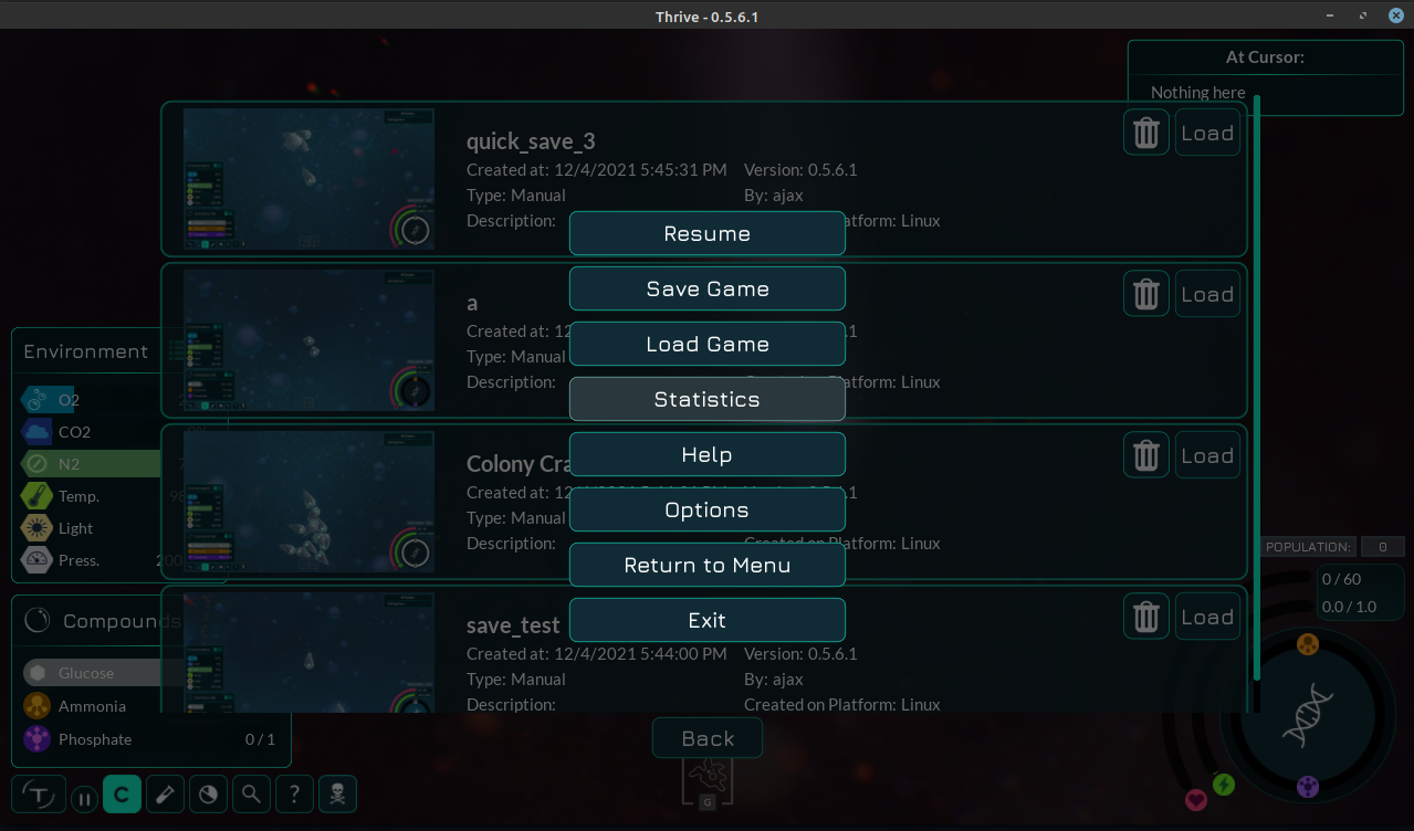 Pause menu shouldn't open at extinction · Issue #2898 · Revolutionary-Games/Thrive · GitHub