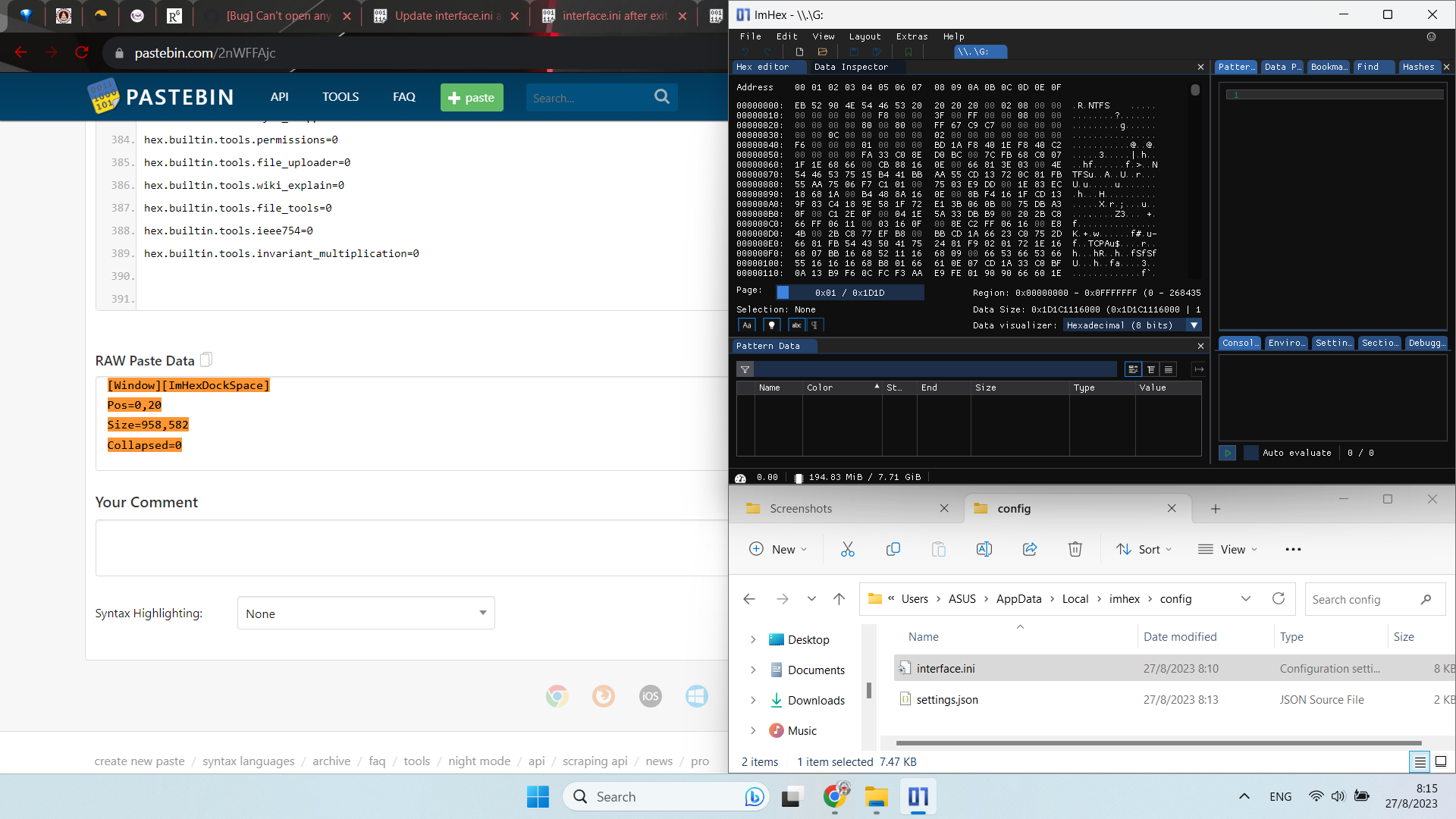 [Bug] Can't open any disk or partition · Issue #1265 · WerWolv/ImHex · GitHub