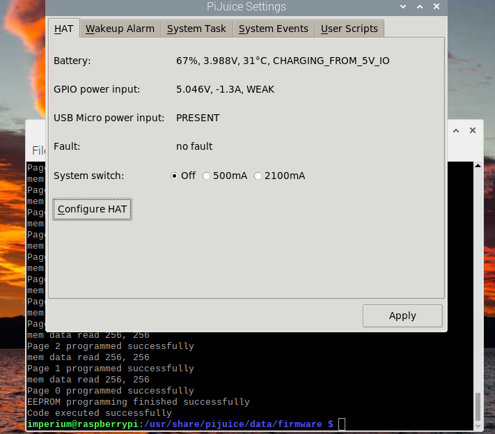 PiJuice Battery and GPIO Input Issues · Issue #930 · PiSupply/PiJuice · GitHub