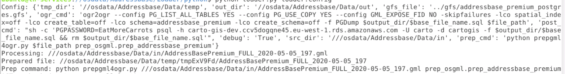 invalid command \N when updating addressbase premium · Issue #68 · AstunTechnology/Loader · GitHub