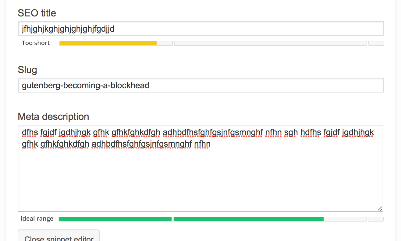 Implement SnippetPreviewProgressBar component · Issue #226 · Yoast/yoast-components · GitHub
