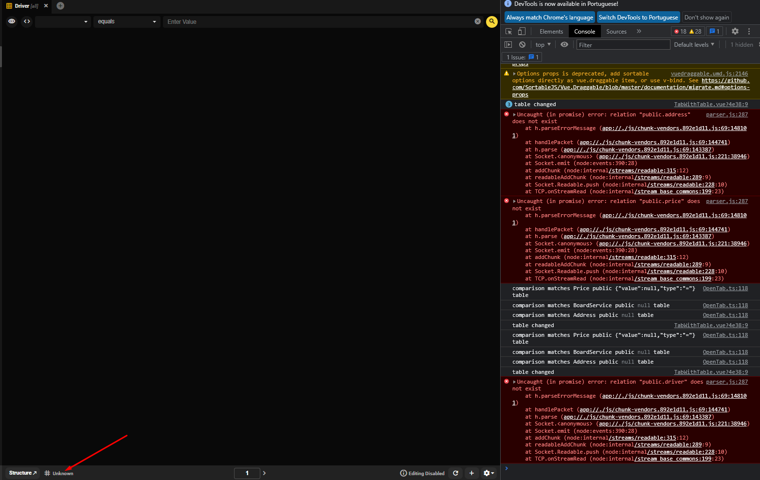 BUG: Relation does not exists · Issue #1568 · beekeeper-studio/beekeeper-studio · GitHub