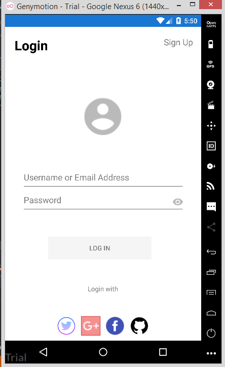 GitHub - diegoberas/LoginApp: Sample of Login and Sign Up
