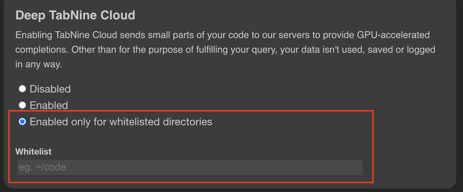 How to disable notification about enabling Deep Cloud? · Issue #130 · codota/tabnine-vscode · GitHub