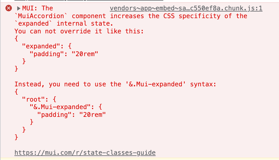 [system] Doesn't throw type error when setting state classes in `styleOverrides` · Issue #38578 ...
