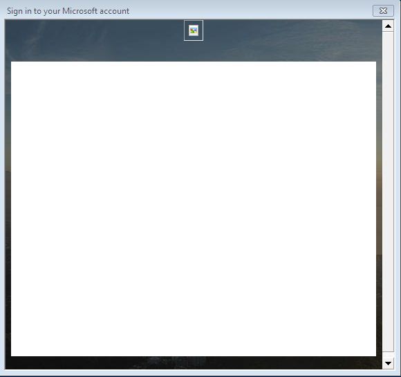 getting blank page when trying to enter password to login to azure account. I have installed ...