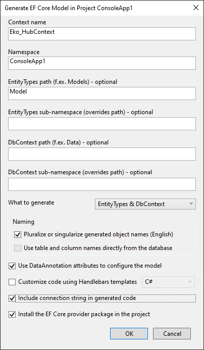 Reverse engineering fails with NullReferenceException · Issue #363 · ErikEJ/EFCorePowerTools ...