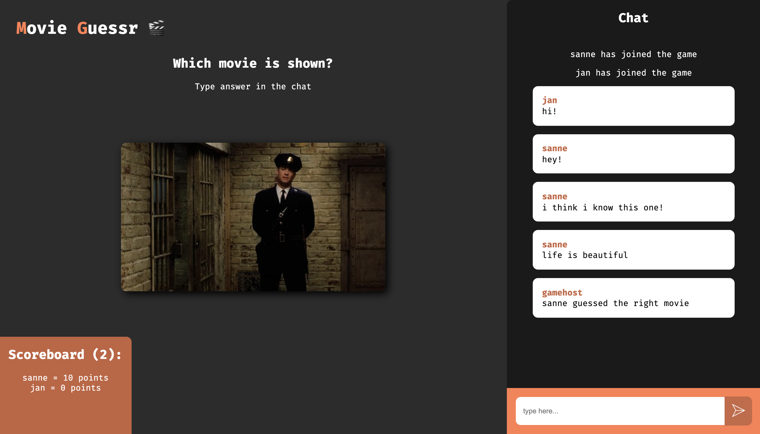 GitHub - sanneduinkerx/Movie-Guessr: For the course Real Time Web from the Minor Web Design and ...