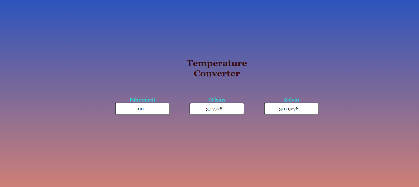 GitHub - gvsy2001/TemperatureConverter: Temperature Converter using HTML