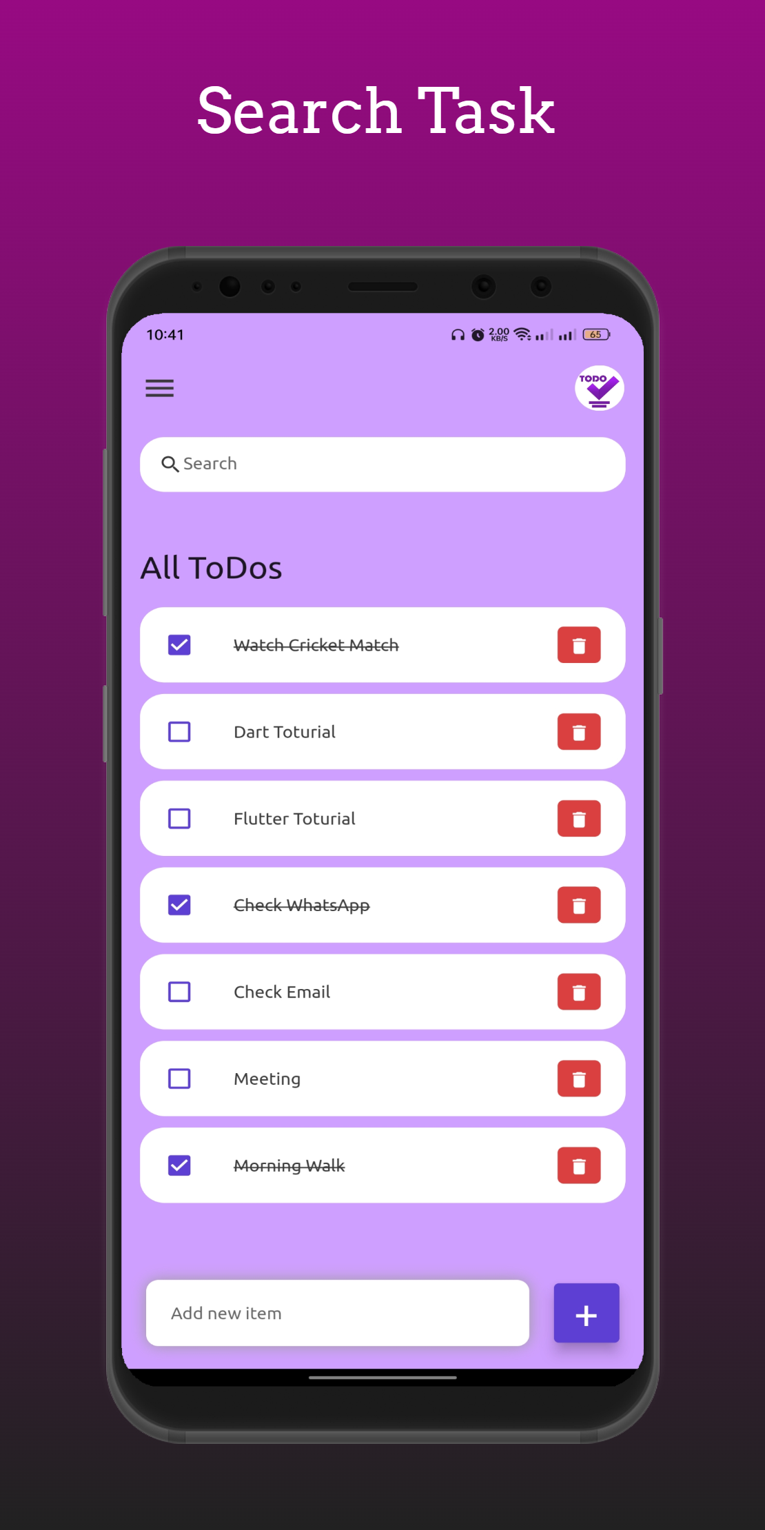 GitHub - Kumail-Raza-Bangash/Flutter-Todo-App