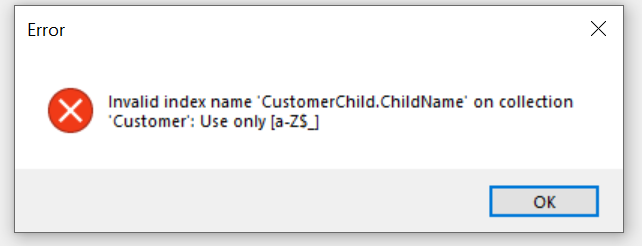 [BUG] [v5] Unable to upgrade Version 4 to version 5 when index has "." in name · Issue #1447 ...
