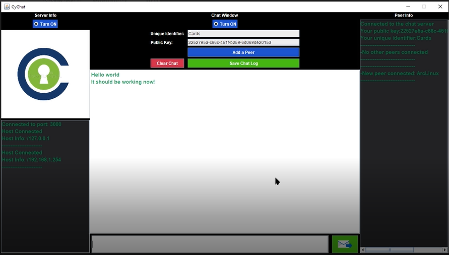 GitHub - Arceus3251/CyChat: SHSU Software Engineering Fall 2022 Secure Chat Application