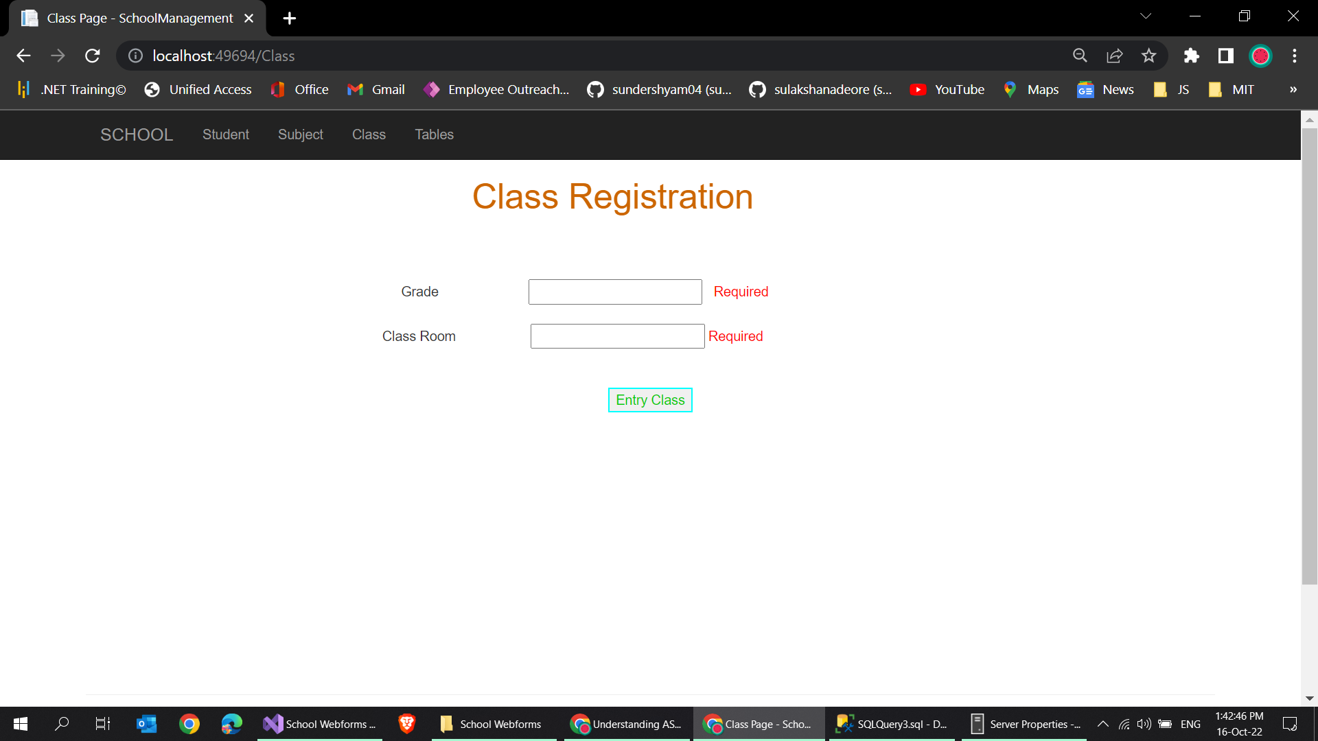 GitHub - sundershyam04/Phase3-PracticeProject-3-SchoolWebforms: Create an ASP.NET WebForms ...