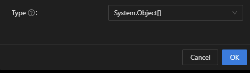 Editing Variable (Array) displays System.Object[] instead of the actual type Array. Also cannot ...