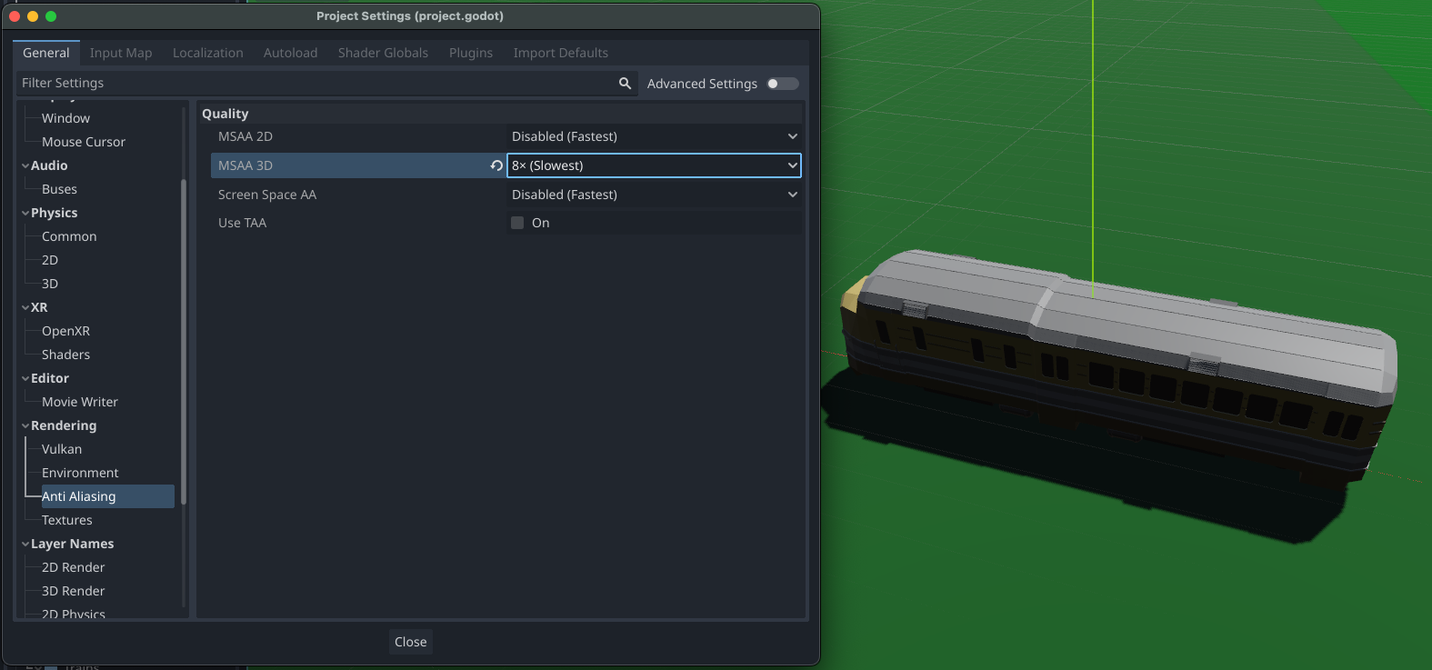 MSAA 8x and SSAO results into dark spots · Issue #65987 · godotengine ...
