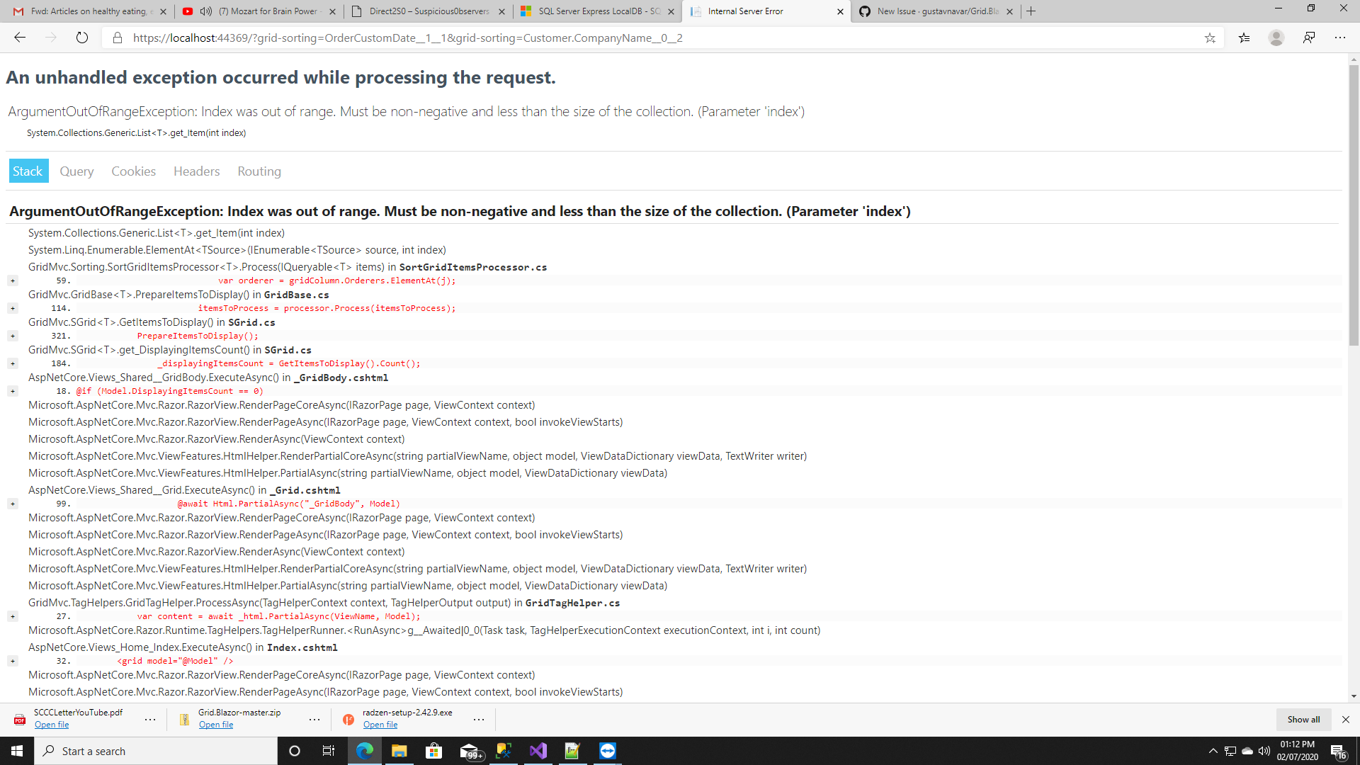 Demo - Drop columns here for columns grouping · Issue #89 · gustavnavar/Grid.Blazor · GitHub