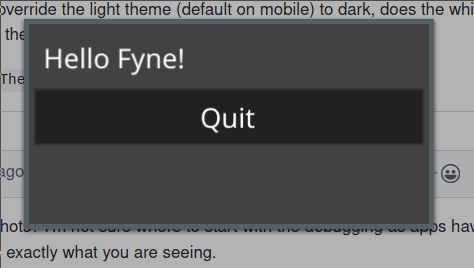Apps built for Android don't run properly · Issue #661 · fyne-io/fyne · GitHub