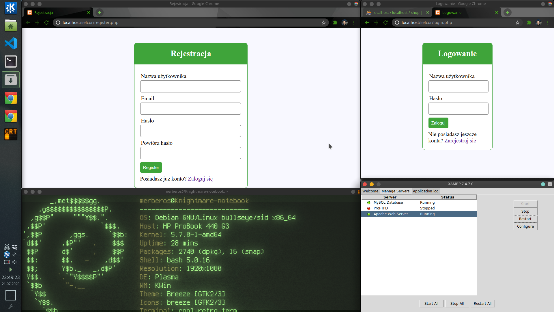 GitHub - LinuxKyrios/Registration_and_login: Simple project of ...